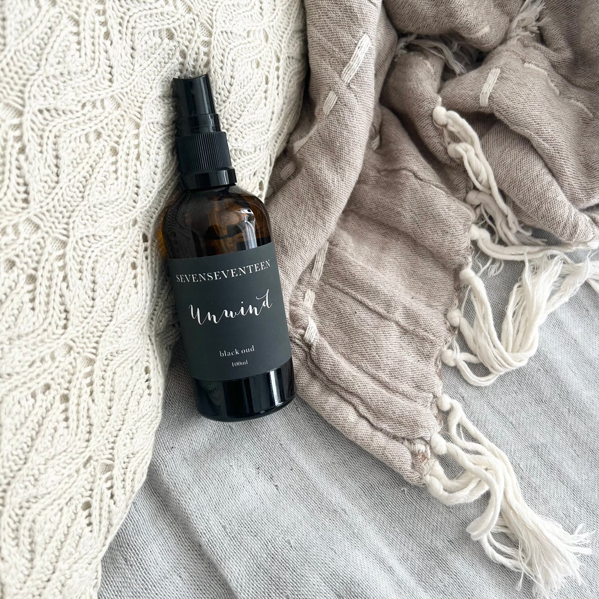 Unwind / Black Oud Room Mist | Seven Seventeen